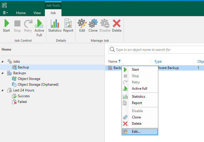 Change the Storage Optimization setting for Veeam Backup and Replication 12